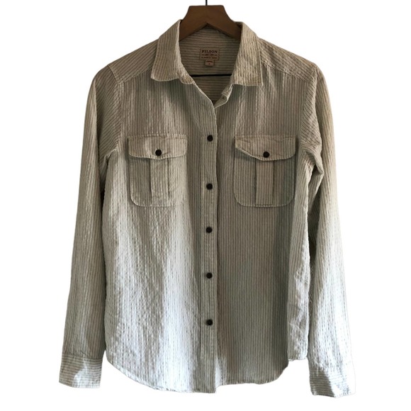 Filson | Tops | Filson Womens Conway Buttondown Shirt Size M | Poshmark